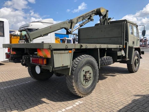Leyland DAF 4×4 Crane Hiab Cargo Truck Ex Army – Ex Military Sales UK