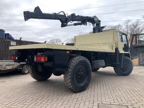 Leyland DAF 4×4 Crane Hiab Cargo Truck Ex Army – Ex Military Sales UK